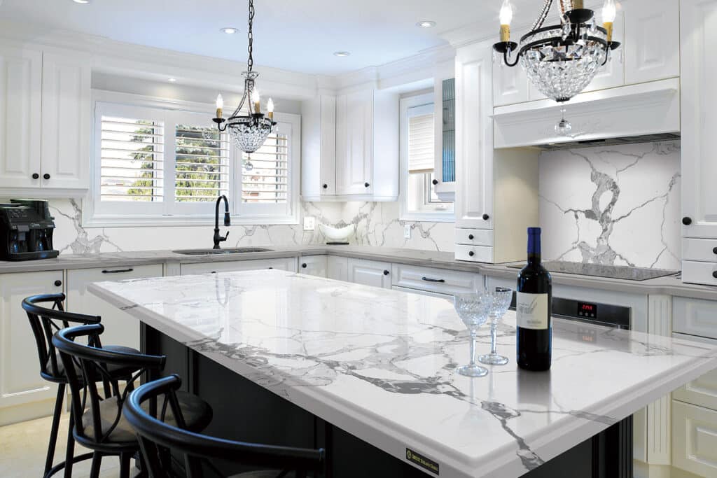 Marble Counters Are Not Exclusive to The Kitchen